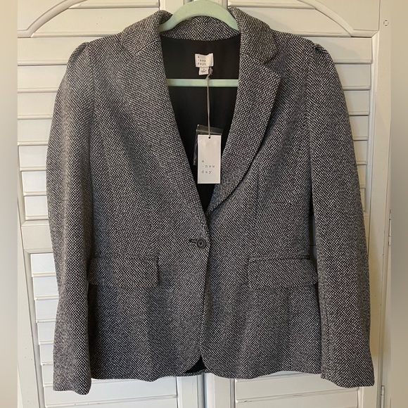 a new day | Jackets & Coats | New With Tag A New Day Tweed Blazer Size ...